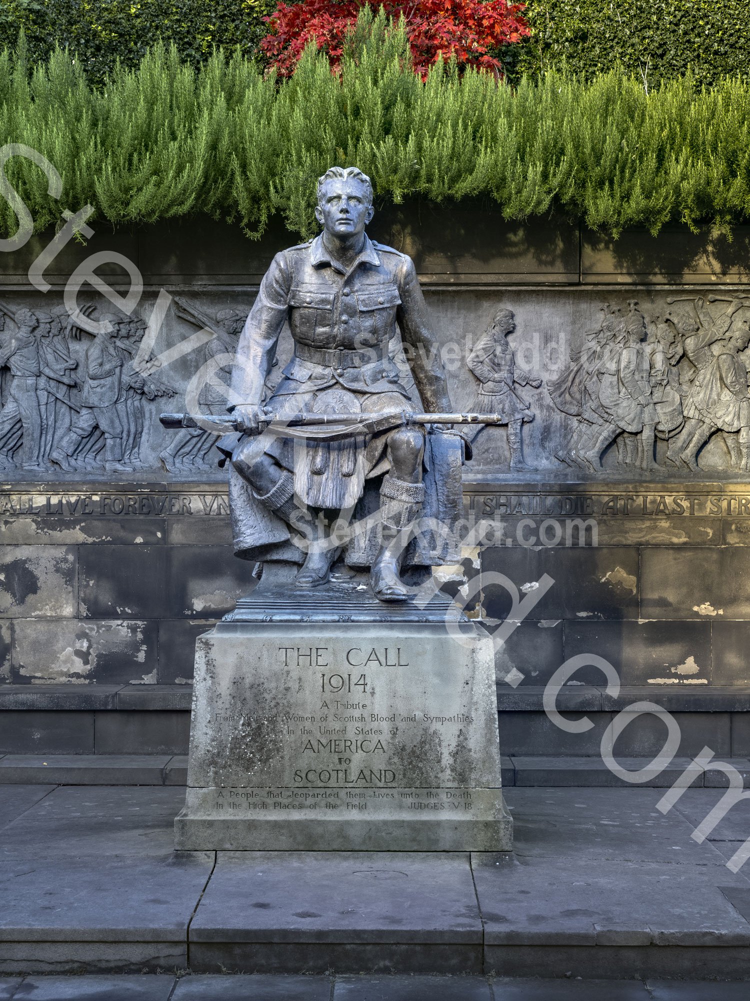 Scottish American Memorial - Princes Street Gardens, Edinburgh